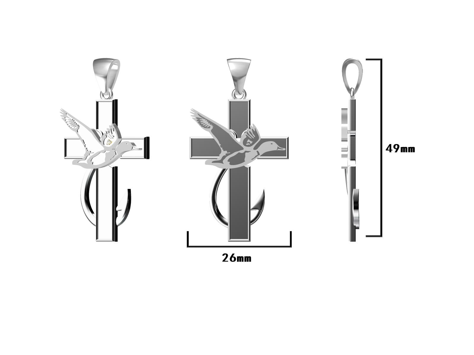 Duck Hunting Necklace "Hunting, Faith & Fishing" – You Had Me At Camo