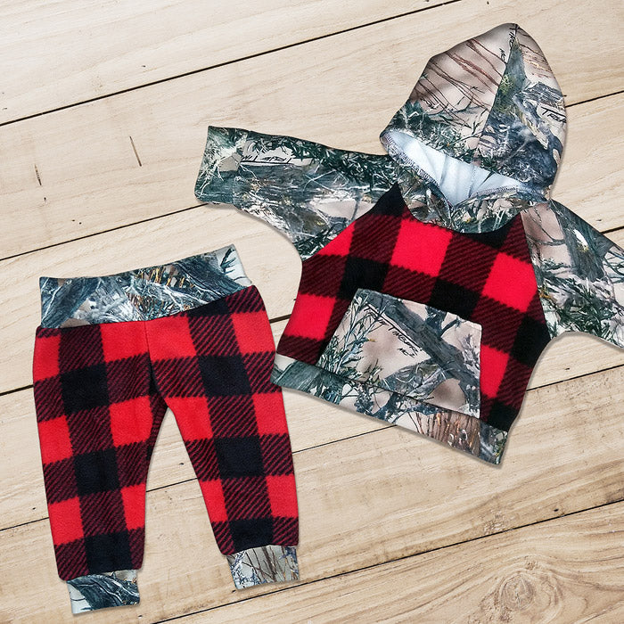 Camo & Buffalo Plaid Sweat Set – You Had Me At Camo
